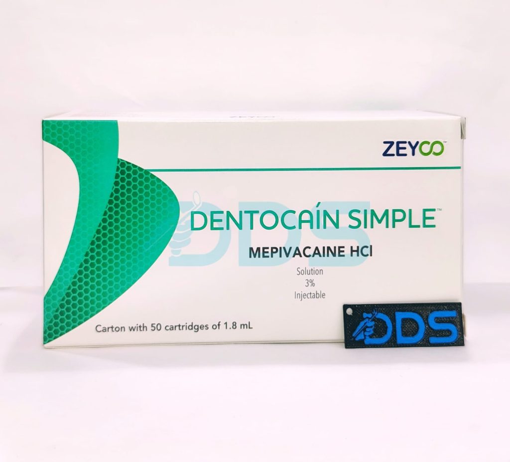 ANESTESIA DENTOCAIN 3% CAJA CON 50 CARTUCHOS DE PLASTICO – Depósito Dental