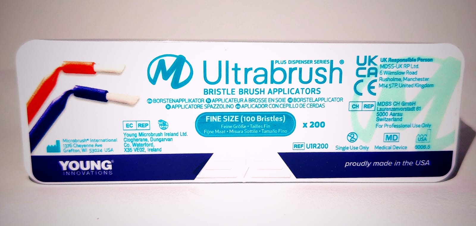 MICROBRUSH CON 100 PIEZAS ULTRABURSH – Depósito Dental